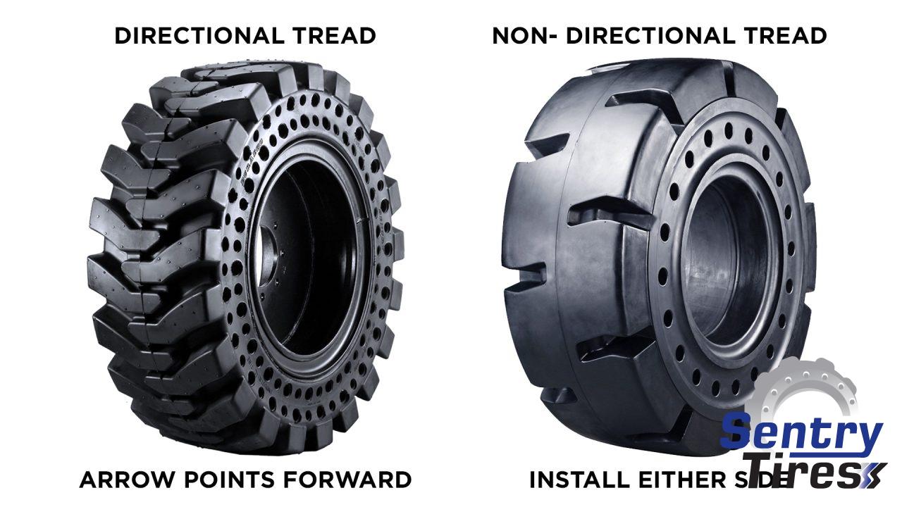 How to Tell Left from Right Tires on Skid Steers & Forklifts - Sentry Tire
